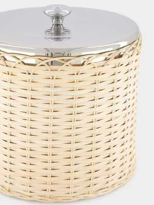 GIOBAGNARA Large Rattan Ice Bucket