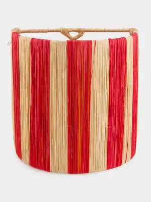FANTASIA ARTE Small Striped Wall Sconce - Beige