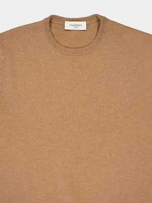 PIACENZA CASHMERE 1733 Crewneck Cashmere Sweater - Beige