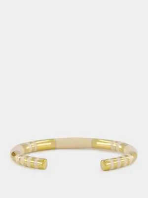 AURÉLIE BIDERMANN Positano Praline Bangle - Beige