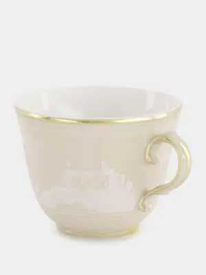 GINORI 1735 Oriente Italiano Meringa Coffee Cup - Beige