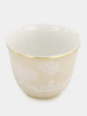 GINORI 1735 Oriente Italiano Meringa Coffee Cup - Beige