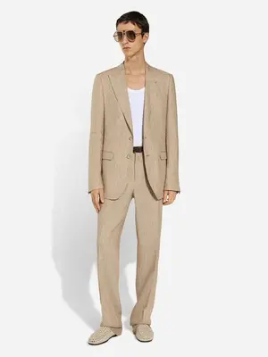 Dolce & Gabbana Linen Taormina Jacket - Grey
