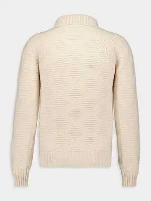 PIACENZA CASHMERE 1733 Cashmere V-neck Polo