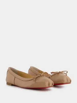 CHRISTIAN LOUBOUTIN Mamadrague Ballerinas - Beige