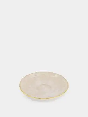 GINORI 1735 Oriente Italiano Meringa Coffee Saucer - Beige