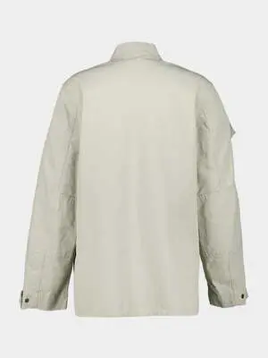 Balenciaga Military Cotton Ripstop Shirt Jacket