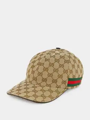 Gucci GG Canvas Baseball Cap Beige