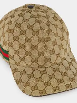 Gucci Gg Canvas Baseball Cap - Beige
