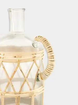 Madam Stoltz Glass Jug With Cane