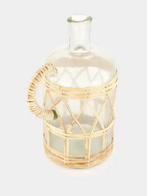 Madam Stoltz Glass Jug With Cane