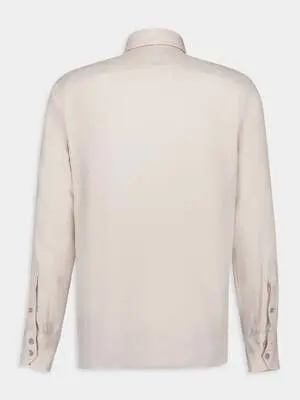 TOM FORD Light Military-inspired Twill Shirt - Beige