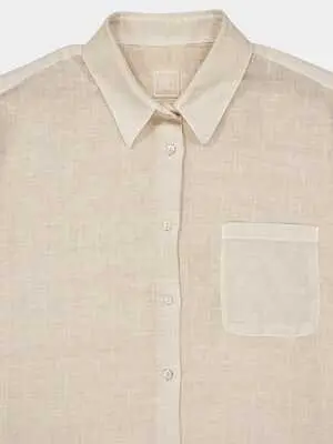 120% Lino Safari Soft Fade Long Sleeve Shirt