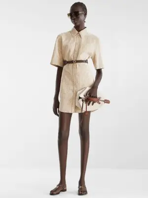 Fendi Tie Detailed Day Dresses