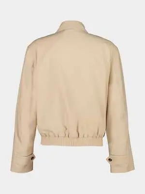 Marni Wool Blend Zip Jacket - Beige