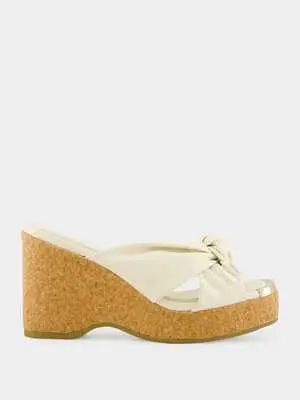 JIMMY CHOO Avenue Wedge 95 Mules