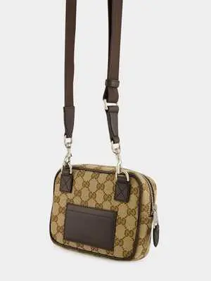 Gucci Gg Canvas Mini Crossbody Bag