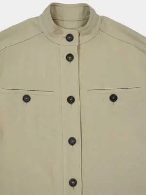 FERRAGAMO Cotton-silk Saharan Jacket
