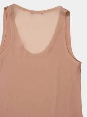 Balmain Silk Crepe V-neck Sleeveless Top