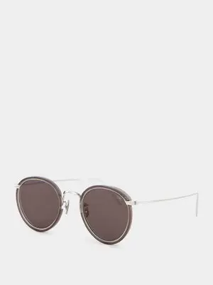 EYEVAN 7285 717e Round Frame Sunglasses - Brown