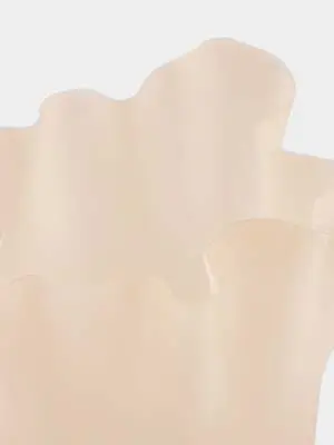 VENINI Fazzoletto Murano Glass Vase - Beige