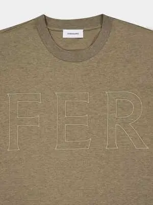 FERRAGAMO Concrete Melange Overdyed T-shirt