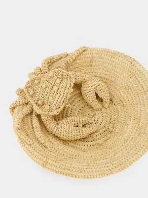 NATALIA BRILLI Natural Raffia Paguro Plate