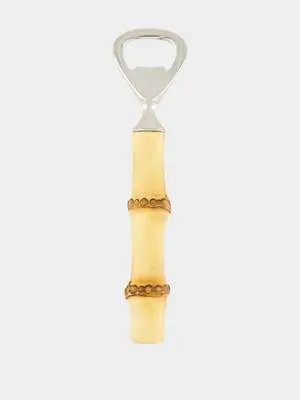 LORENZI MILANO Bamboo Root Bottle Opener - Beige