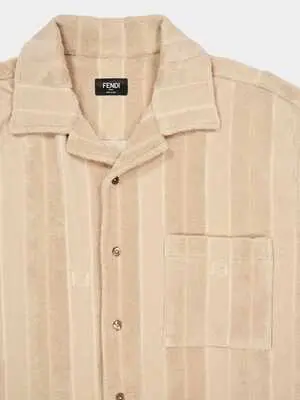 Fendi Terry Jacquard Bowling Shirt