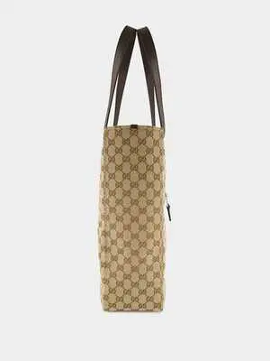 Gucci Medium Gg Canvas Tote - Beige