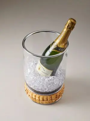 LORENZI MILANO Bamboo Root Champagne Bucket - Beige