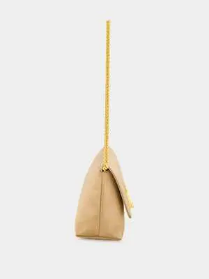 TOM FORD Satin Nobile Mini Bag With Chain Strap - Beige