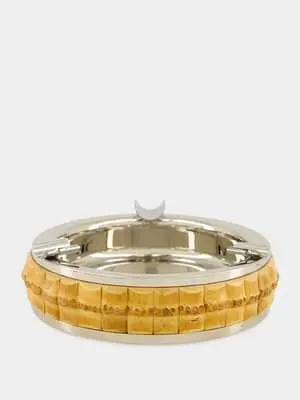 LORENZI MILANO Bamboo Root Cigar Ashtray - Beige