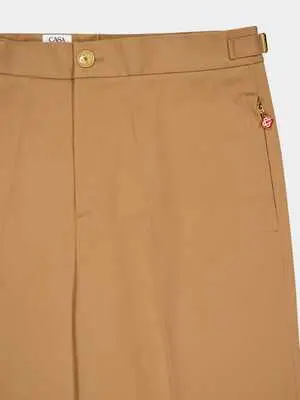 Casablanca Ecru Cotton Chinos - Beige