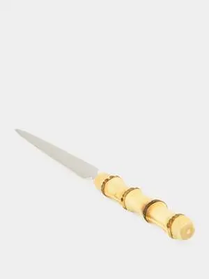 LORENZI MILANO Bamboo Root Letter Opener