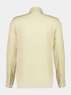 Gucci Gg Silk Jacquard Shirt
