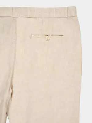 Frescobol Carioca Linen-blend Oscar Trousers