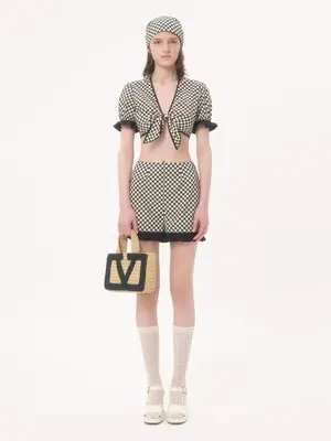 Valentino Garavani Viva Superstar Small Shopping Bag - Beige