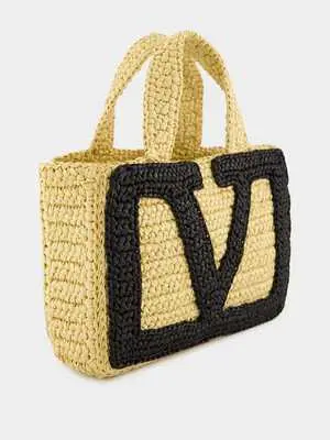 Valentino Garavani Viva Superstar Small Shopping Bag - Beige