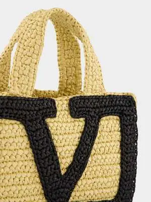 Valentino Garavani Viva Superstar Small Shopping Bag - Beige