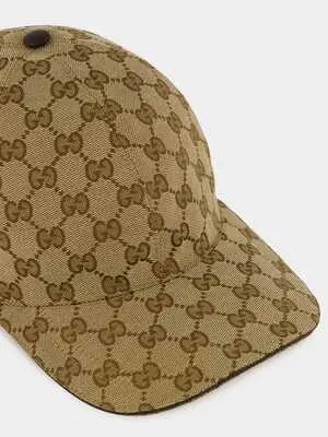 Gucci Gg Canvas Baseball Hat - Beige