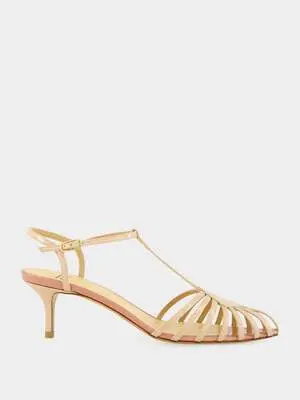 FRANCESCO RUSSO Cage Sandals - Beige