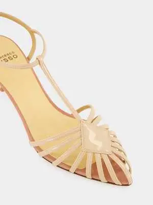 FRANCESCO RUSSO Cage Sandals - Beige