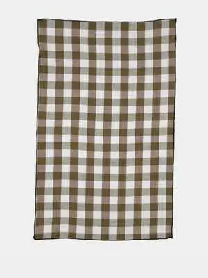 Maison De Vacances Mimi Vichy Kahki Kitchen Towel - Brown