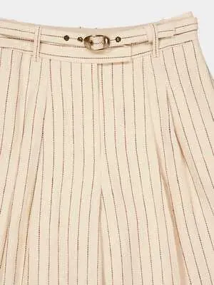 Zimmermann Rebellion Pinstripe Linen Trousers