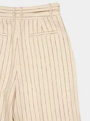 Zimmermann Rebellion Pinstripe Linen Trousers