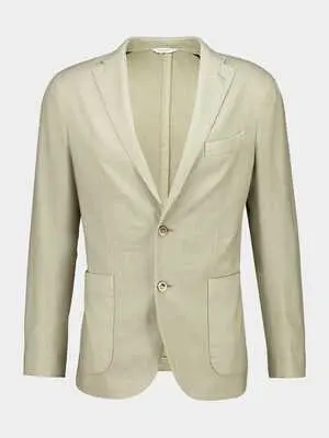 Boglioli Light Virgin Wool Two-button Blazer - Beige