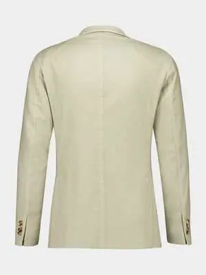 Boglioli Light Virgin Wool Two-button Blazer - Beige