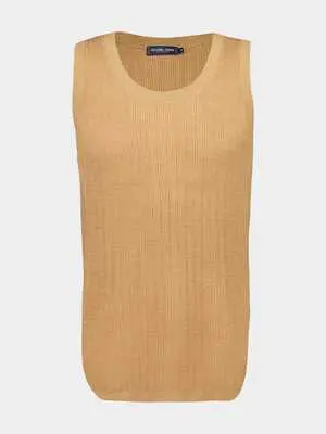 Frescobol Carioca Prado Ribbed Cotton Vest