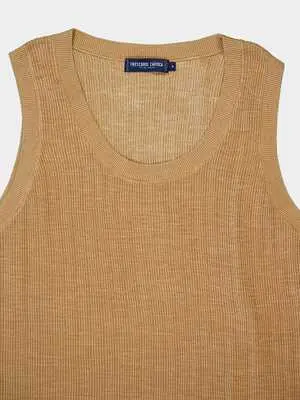 Frescobol Carioca Prado Ribbed Cotton Vest
